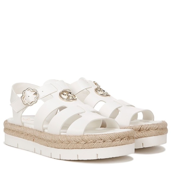 Sam Libby Shoes Sam Libby White Platform Sandals Poshmark
